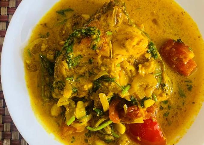 Fish in curd gravy (sorse diye doi mach) Recipe by Basna Bidisha Bal ...