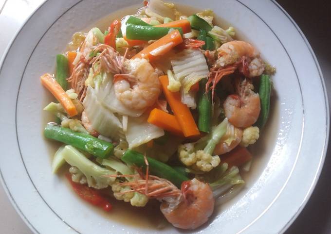 Resep Capcay Udang oleh Siti Khodijah Lubis - Cookpad