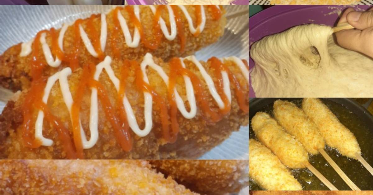 Resep Corn Dog Sosis dan Mozarela oleh Mami Kianu - Cookpad