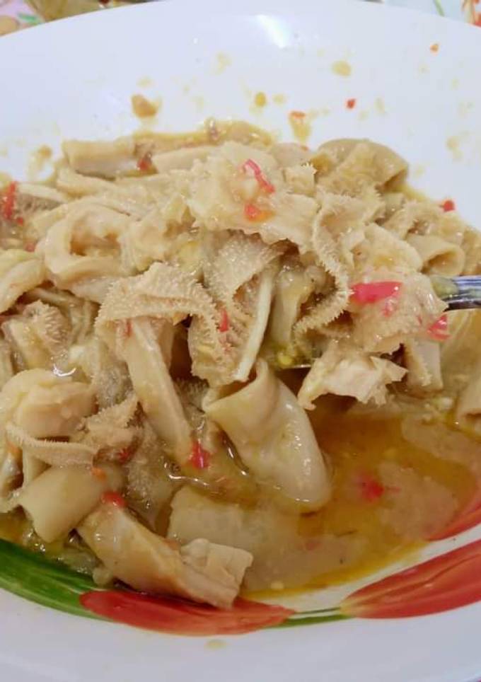 Resipi Perut Masak Berlada oleh Tim Greenturae - Cookpad