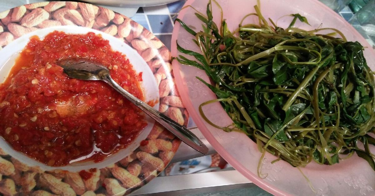 Resep Pelecing Kangkung Khas Bali Ala Emak Kembar oleh talita kembar ...