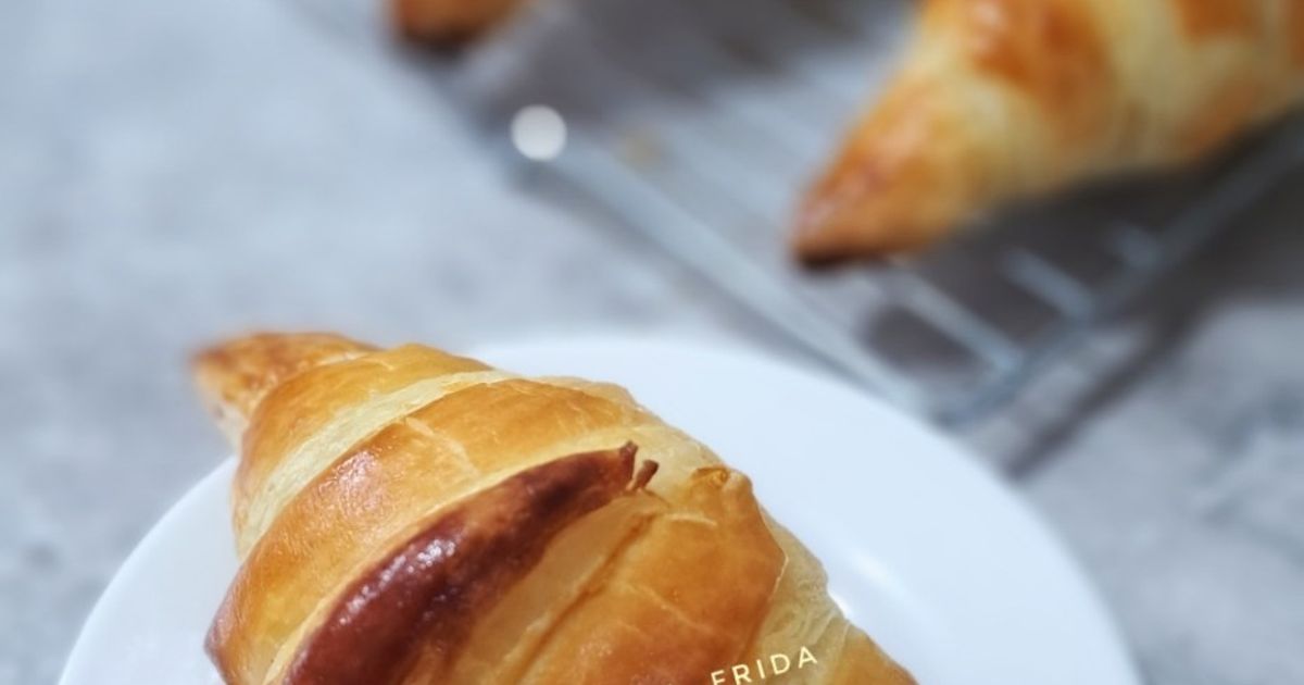 Resep croissant dari kulit pastry rumahan enak dan mudah - Cookpad