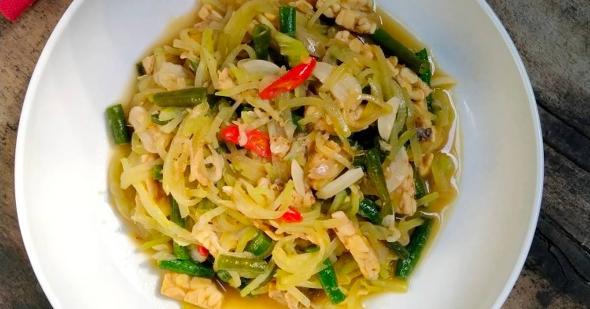 99 resep tumis labu siam tempe kecap enak dan mudah - Cookpad