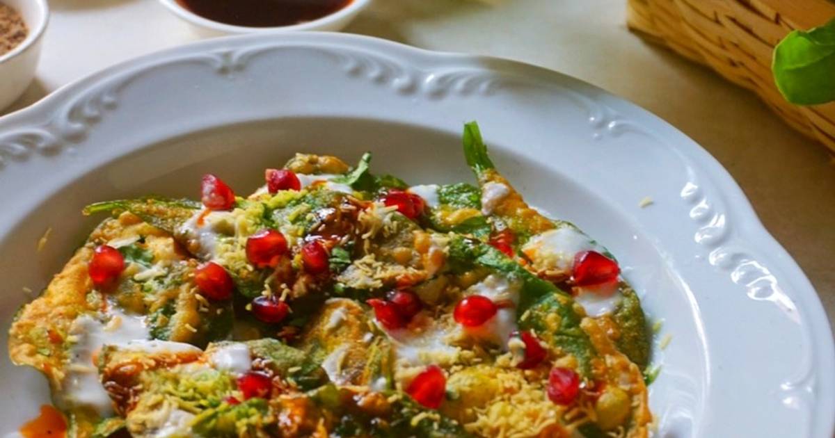 Crispy Palak Patta Chaat Recipe by Karan Tripathi (Food Fanatic) - Cookpad