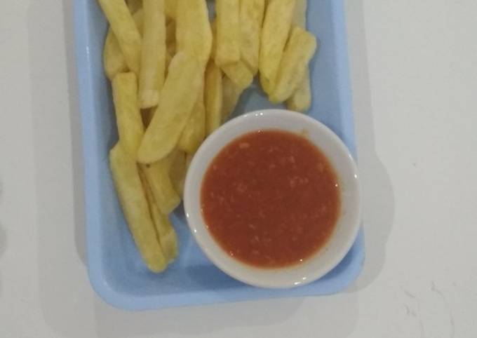 Resep Kentang Goreng Saus Tomat Homemade oleh Resep Gibran - Cookpad