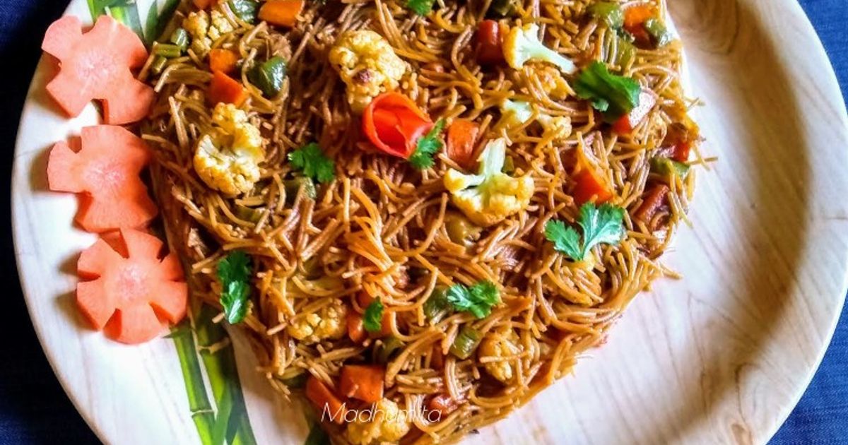 Vermicelli (Semiya) Veggies Upma Recipe by Dr.Madhumita Mishra - Cookpad