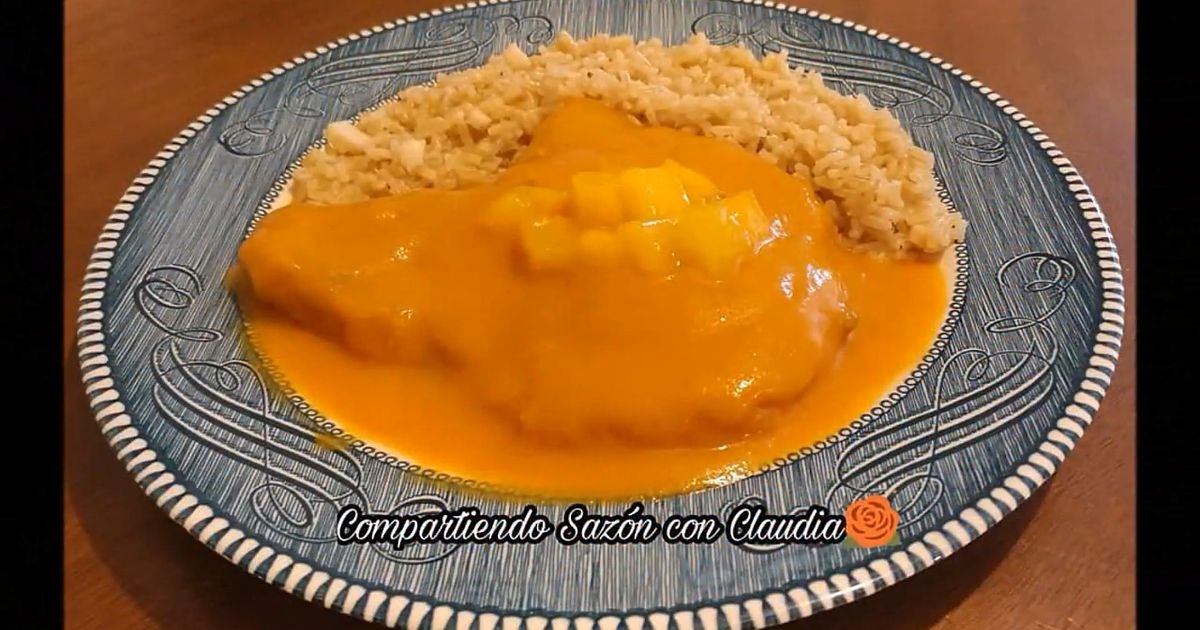 Chuletas De Cerdo En Salsa De Mango🌹 Receta de Compartiendo sazón con ...