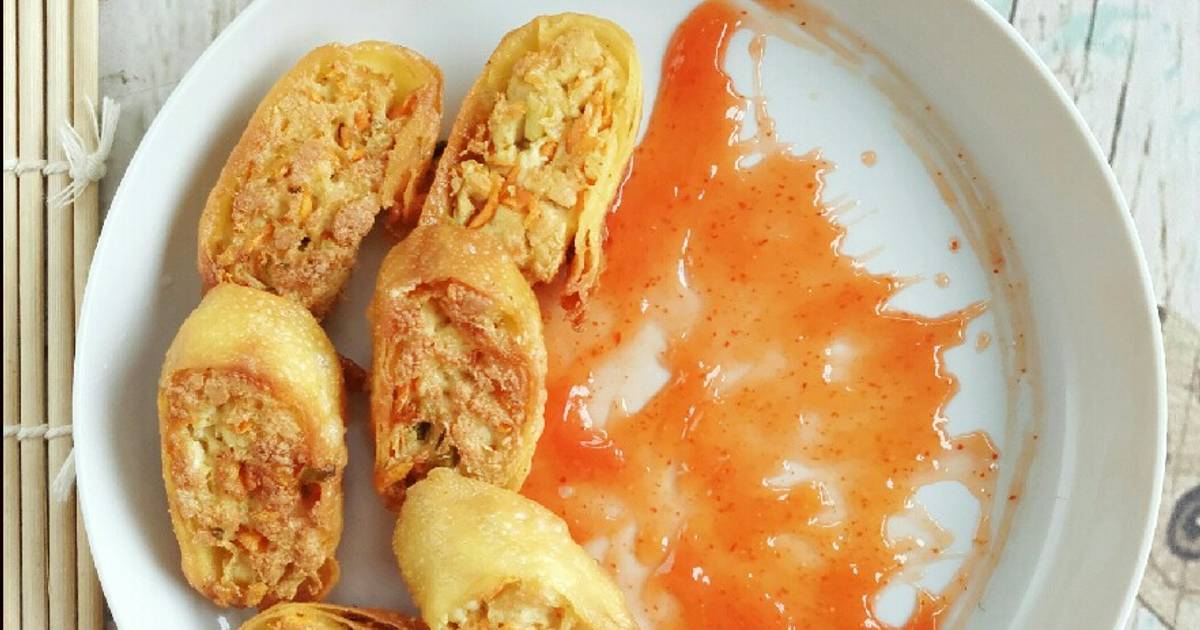 Resep Egg Roll Tahu ~ Gluten-free oleh Renny Mahlenny - Cookpad