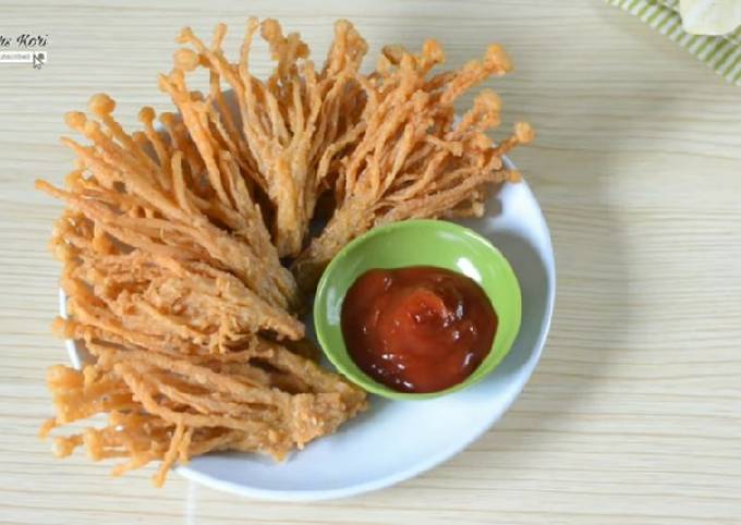 Resep Jamur Enoki Goreng Crispy oleh Mrs Kori - Cookpad