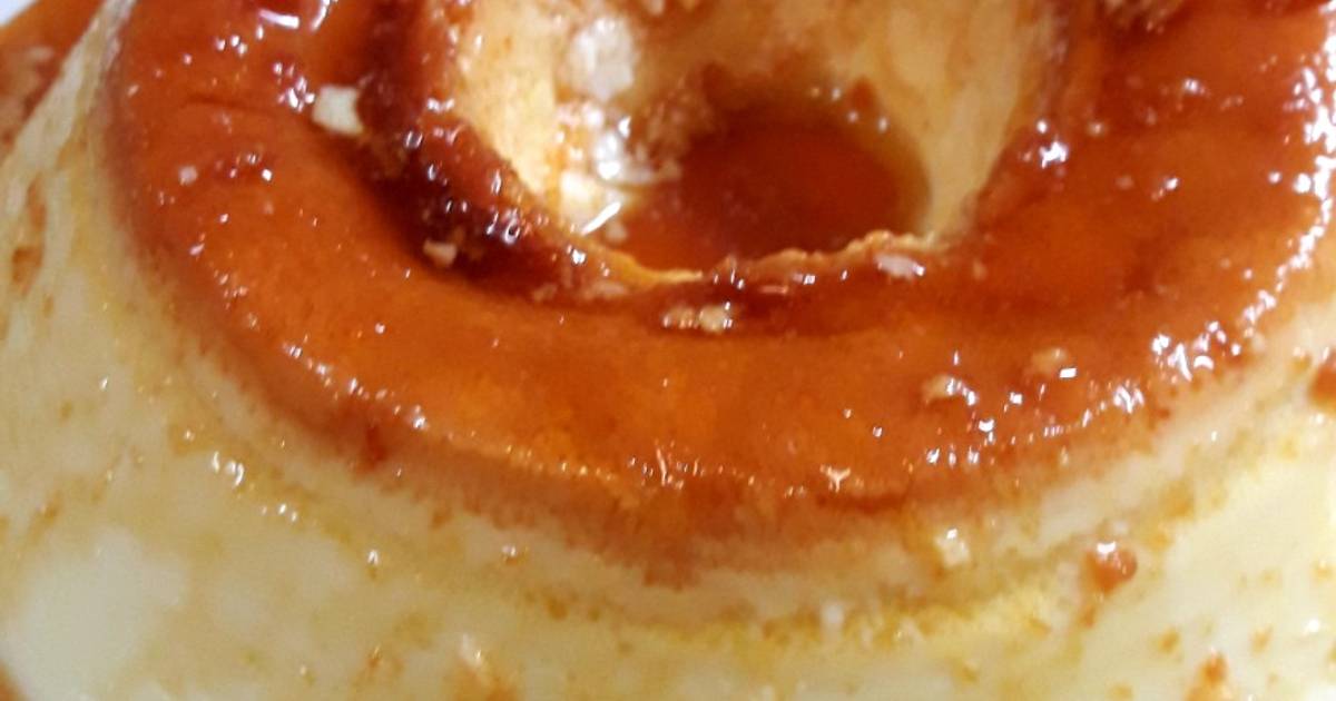Flan casero fácil Receta de anidominguezcordoba- Cookpad