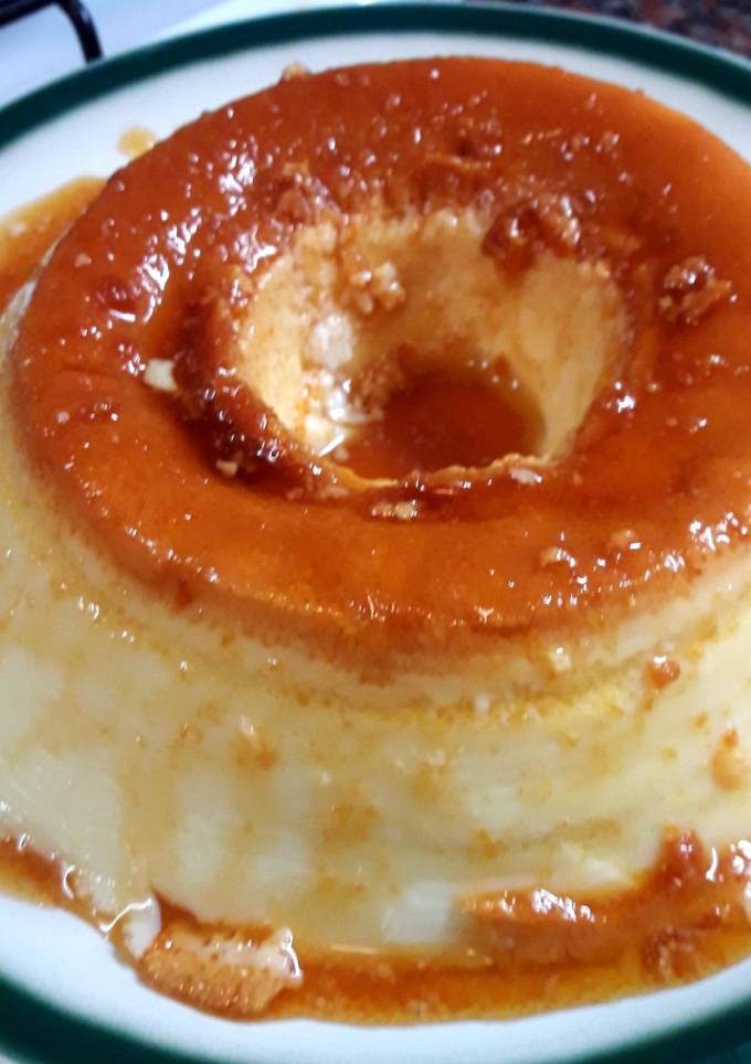 Flan casero fácil Receta de anidominguezcordoba- Cookpad