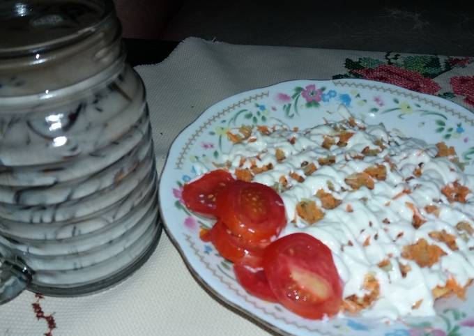 Resep Menu DEBM - Es Cincau & Salad Segar oleh Synta D'3 - Cookpad