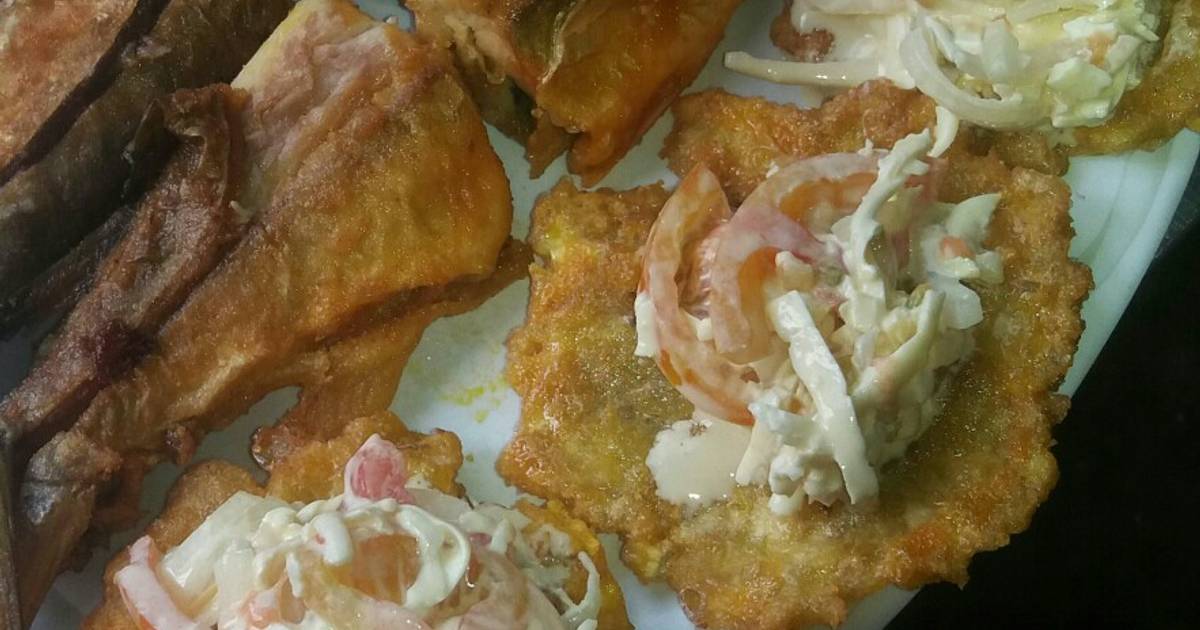 5 recetas muy ricas de pescado frito con tostones compartidas por ...
