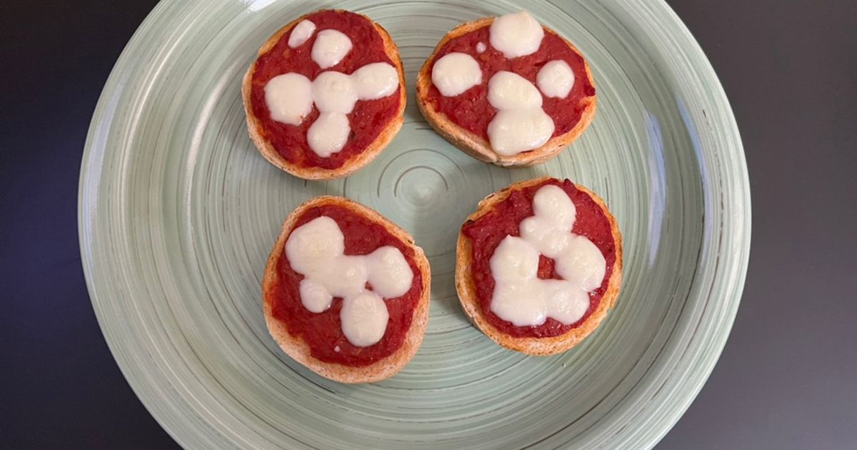 Mini Fake Pizzas Recipe By Sara Capirola
