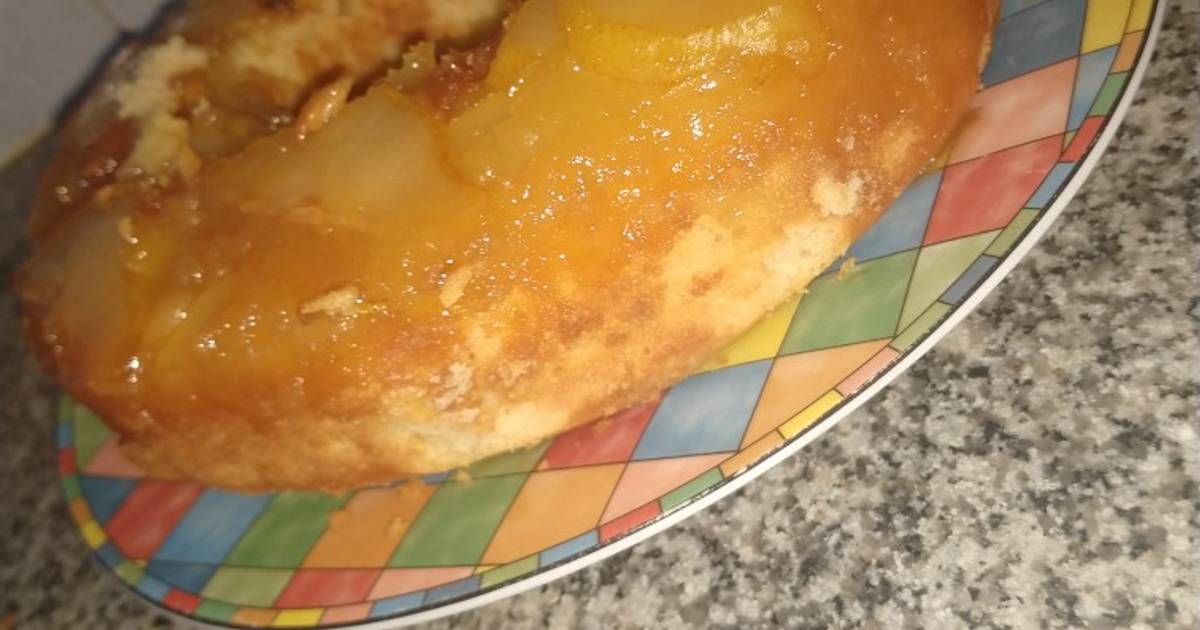 Torta invertida de pera Receta de Ornella Sassi- Cookpad