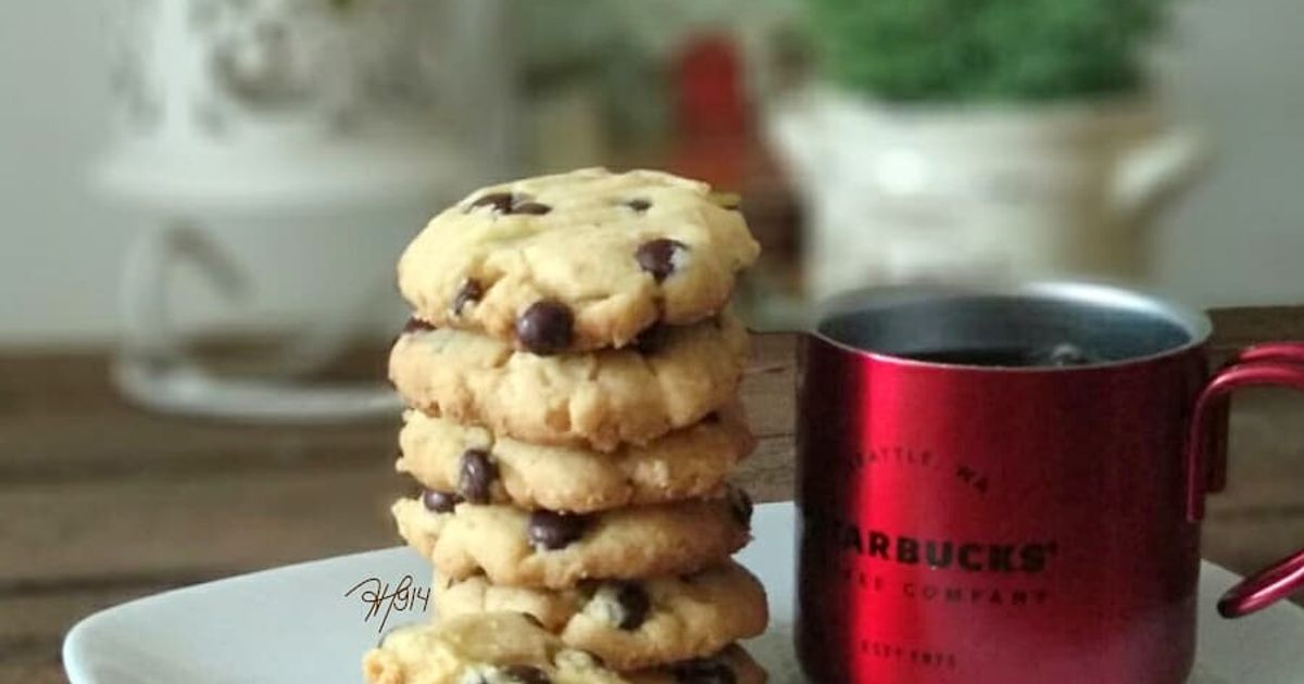Resep Vanilla Chocochips Cookies oleh Indry Hapsari - Cookpad
