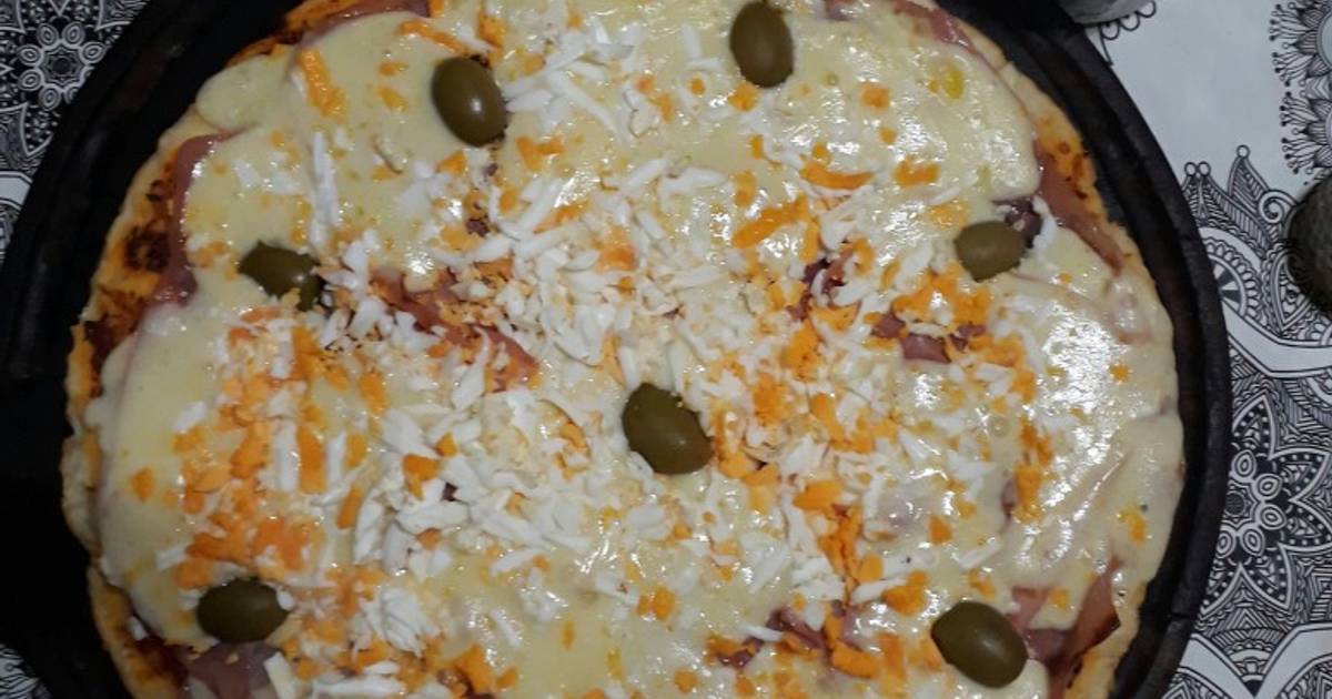 Pizza de almidón de maíz - 184 recetas caseras- Cookpad