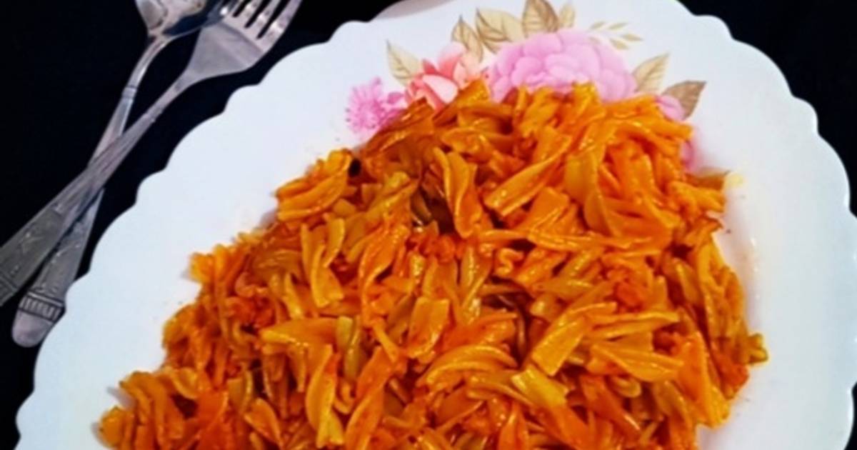 طرز تهیه ناهار ساده (ماکارانی شکلی) ساده و خوشمزه توسط nahid saani - کوکپد