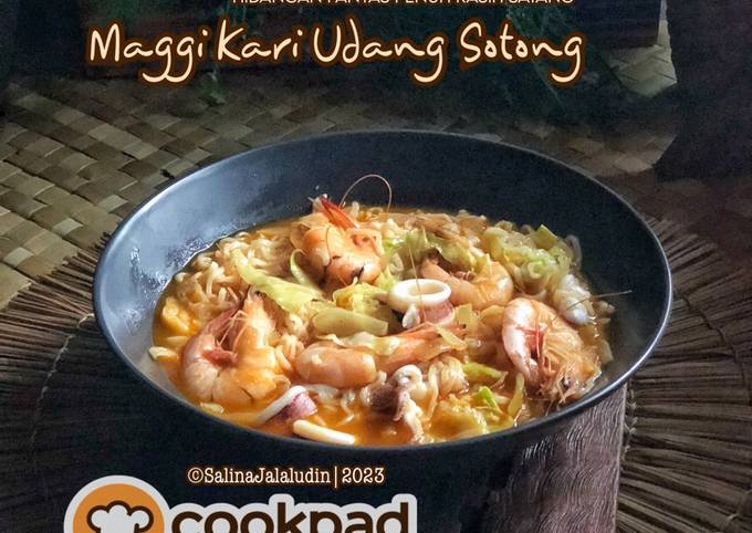 Resipi Maggi Kari Udang Sotong oleh Salina Jalaludin - Cookpad