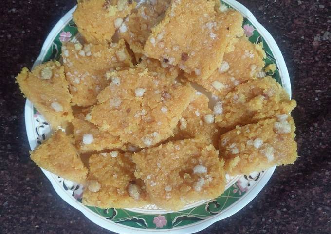 Nariyal Burfi Recipe by Seema Sharma - Cookpad