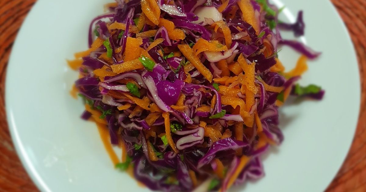 Ensalada De Col Morada Con Zanahoria Receta de LuzMa SG- Cookpad