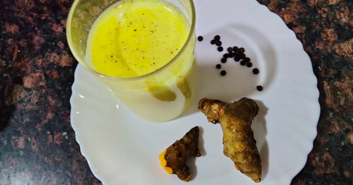 Pepper Turmeric Milk Recipe by Kalpana Rai - Cookpad