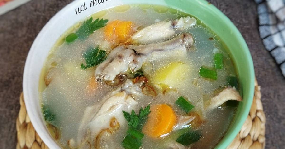 Resep Sup Bening Ceker Ayam oleh Uci Mandasari - Cookpad