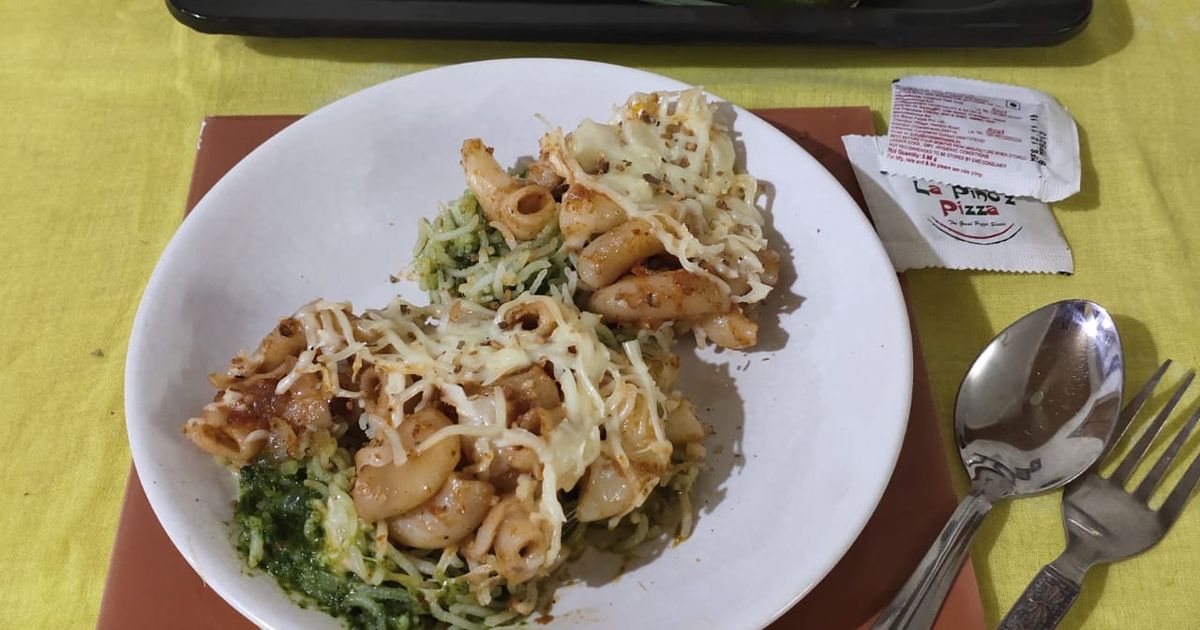 Layered Pasta Rice Recipe by Purvi Modi - Cookpad