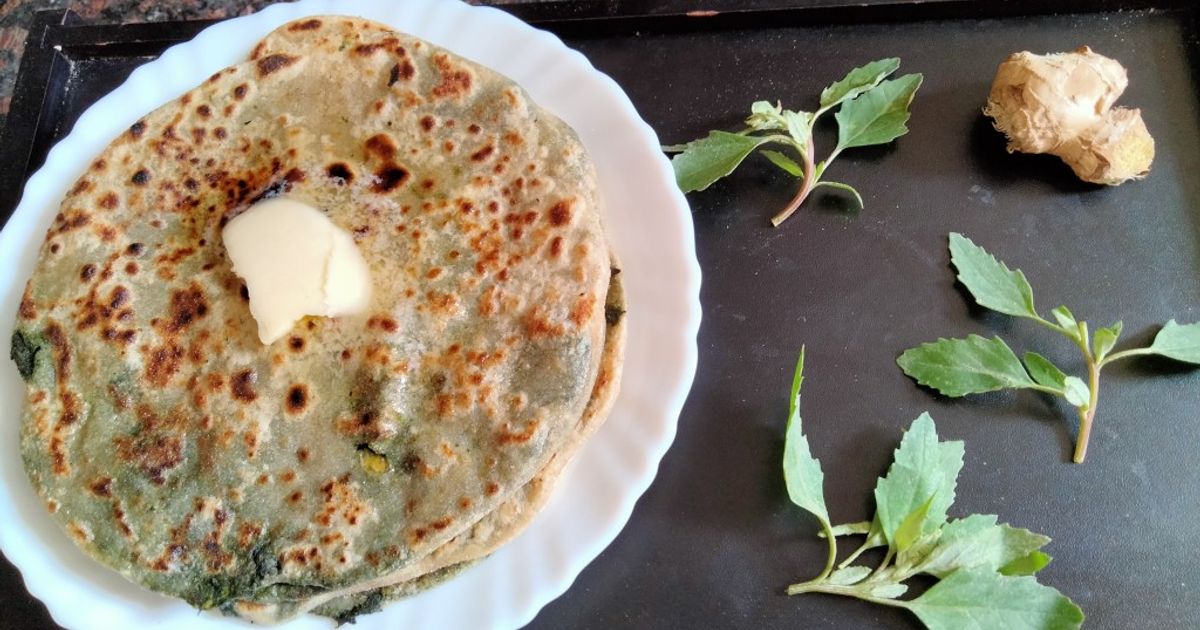 Gingery Bathua Paratha Recipe by Kalpana Rai - Cookpad