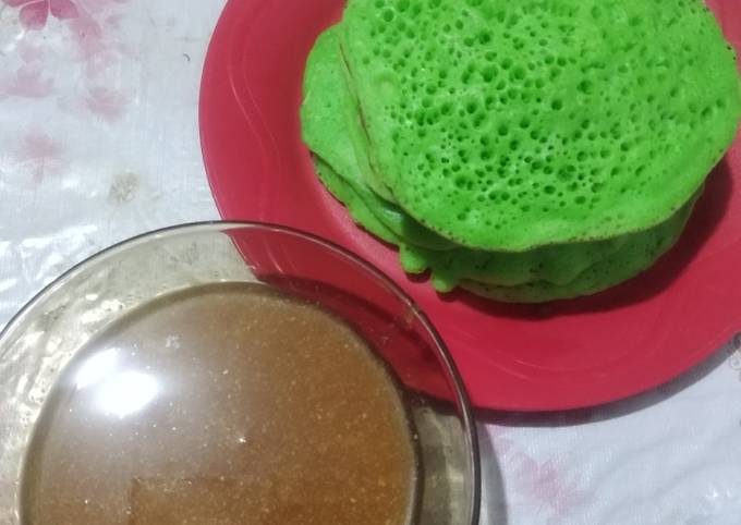 Resep Serabi Kinca Gula Merah oleh Has Tuti - Cookpad