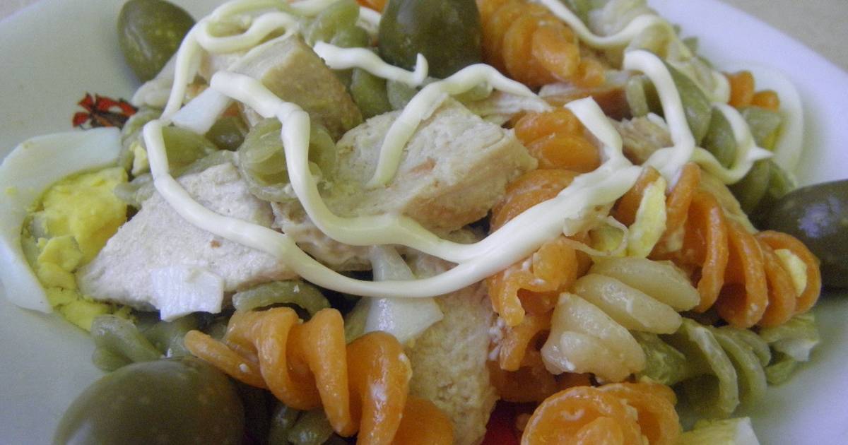 Ensalada de pasta fria - 38 recetas caseras- Cookpad