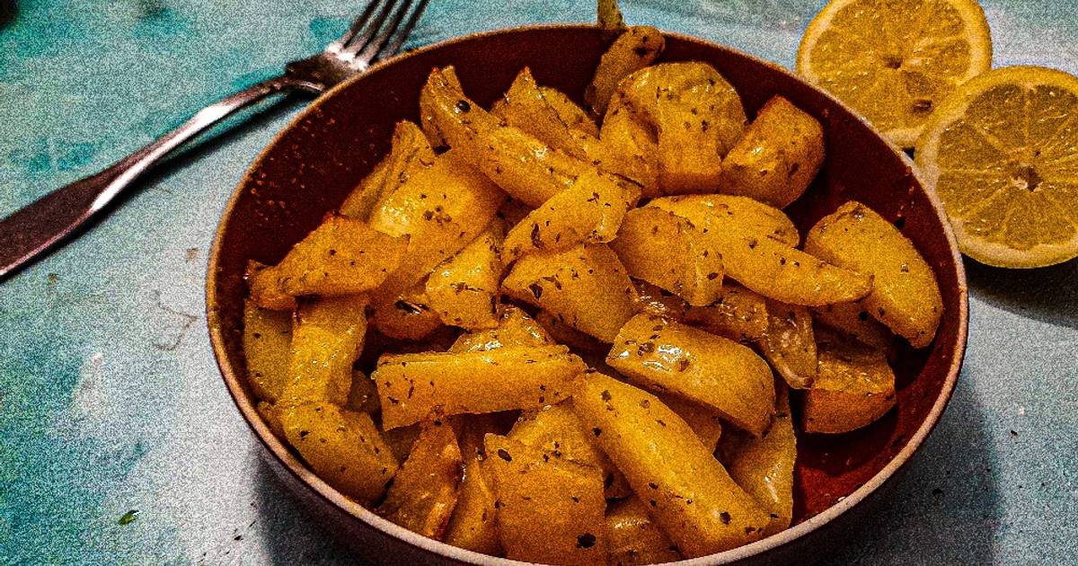 Patates au four à la grecque (patates sto fourno) de Pimpmyfood_ - Cookpad