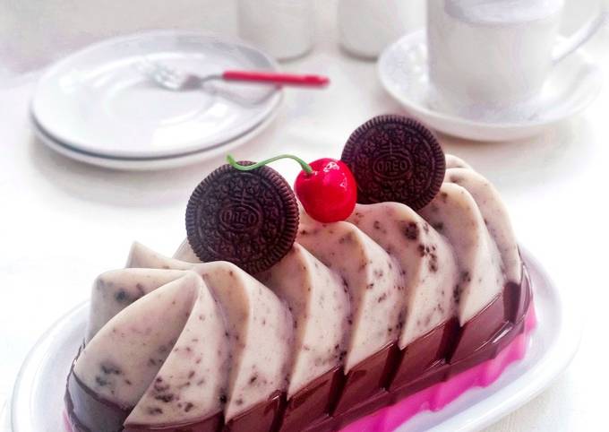 Resep Puding Susu Oreo Coklat oleh Evana Tati - Cookpad
