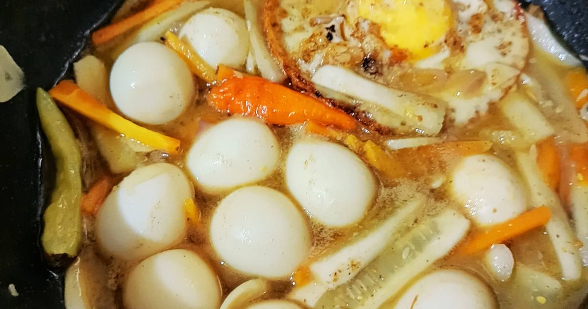 Resep Acar Telur oleh Mamak Malas Ribet - Cookpad