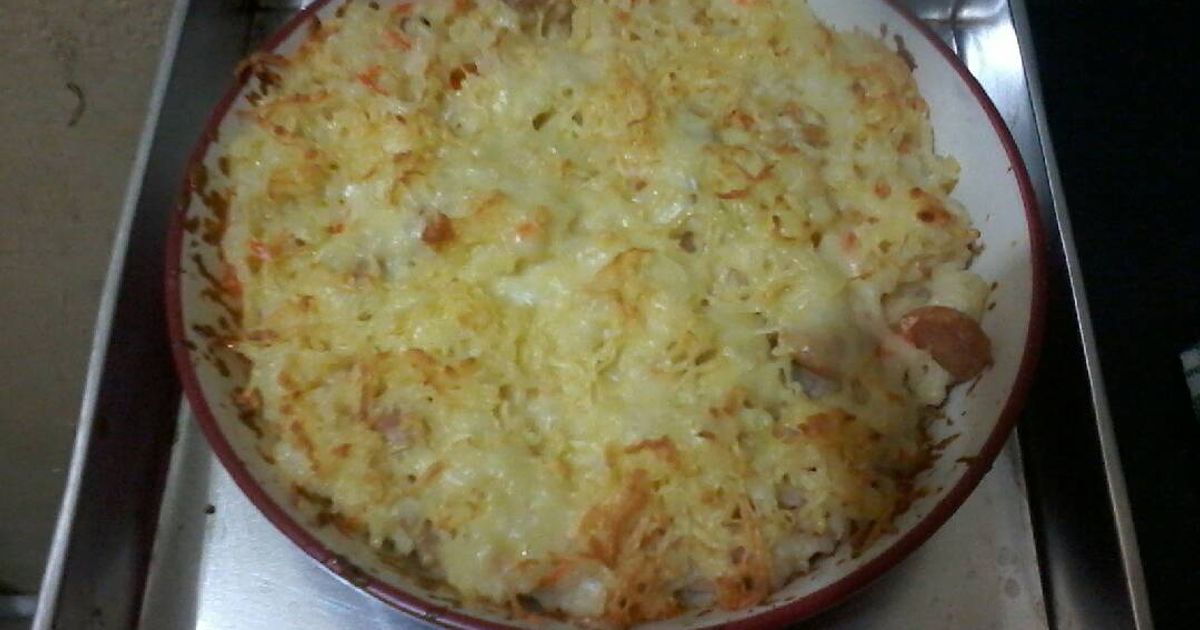 Resep Cheesy Baked Rice oleh Verina Deviani - Cookpad