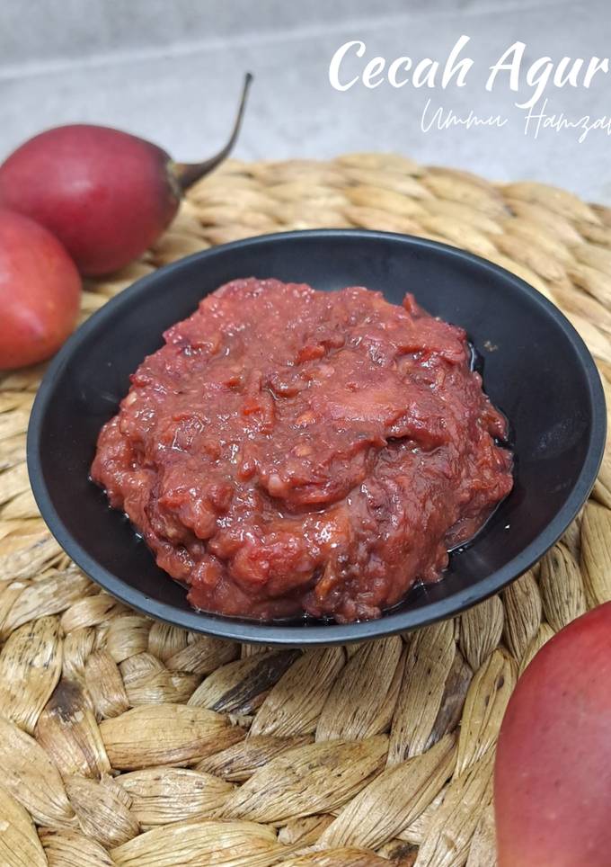 Resep Cecah Agur | Sambal Terong Belanda oleh Ayu Umha - Cookpad