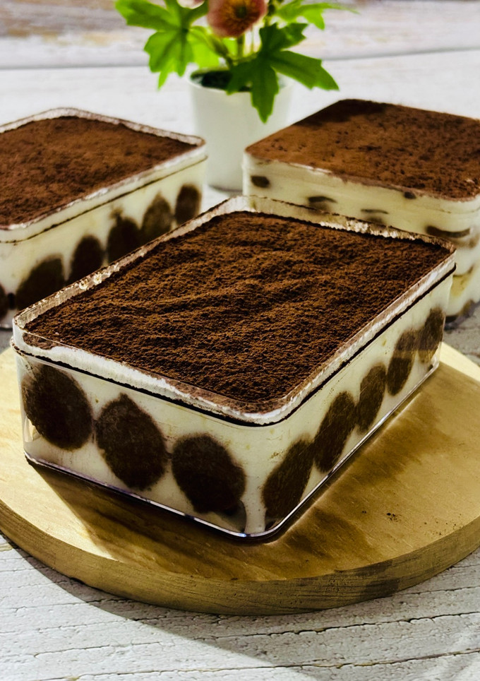 Resep Tiramisu Mascarpone Dessert Box oleh Juliana Tendeas - Cookpad