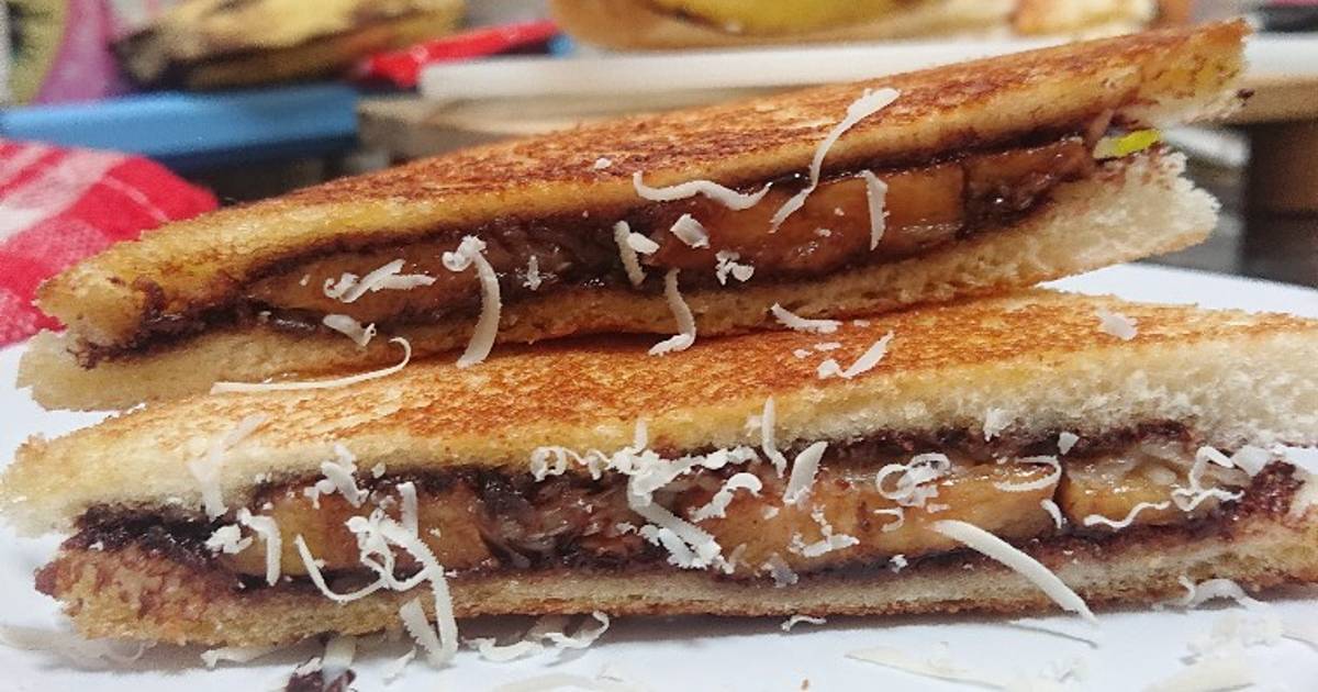 Resep 83. Roti Bakar Coklat Keju Pisang Mas oleh Irma Anisa - Cookpad
