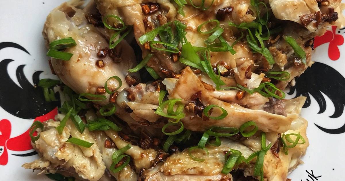 Resep Chicken Hainan / Phak Cam Kee / Pek Cham Kee / Ayam Rebus Jahe ...
