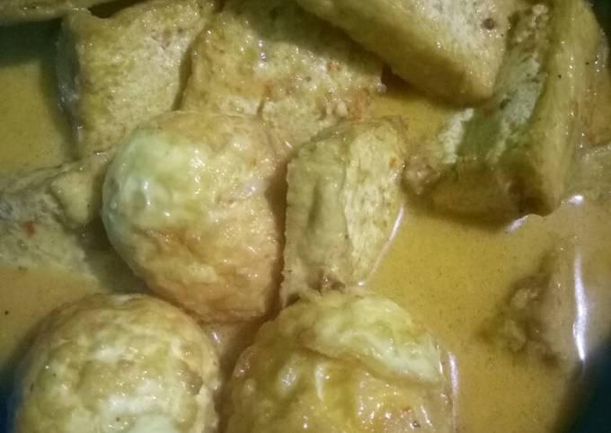 Resep Kare tahu telor oleh Eva Yuliana - Cookpad