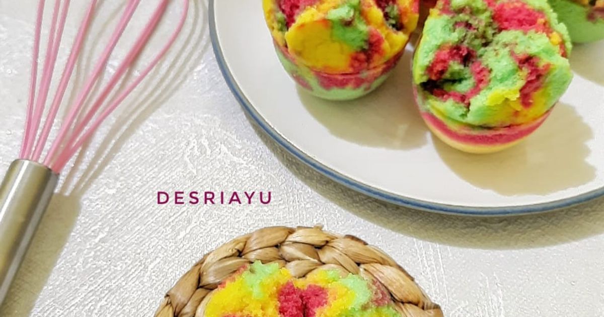 Resep Kue Mangkok Marble oleh Desriayu - Cookpad
