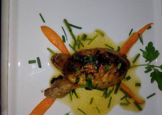 Codornices rellenas Receta de Chef Javier Fernandez- Cookpad