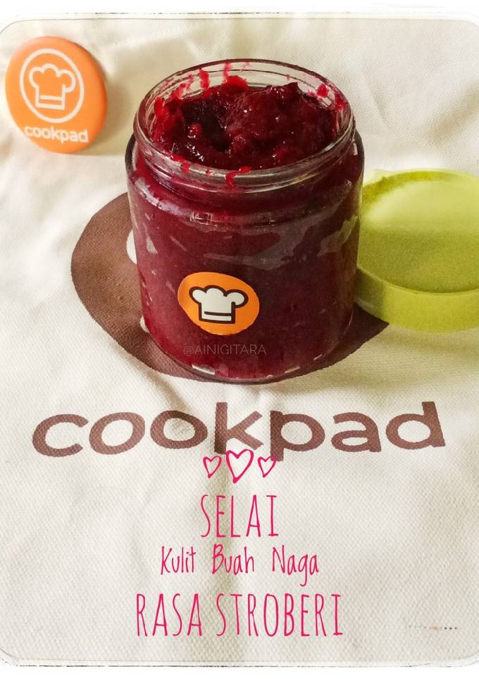 Resep Selai Kulit Buah Naga rasa Stroberi oleh Aini mama 2N 2R - Cookpad