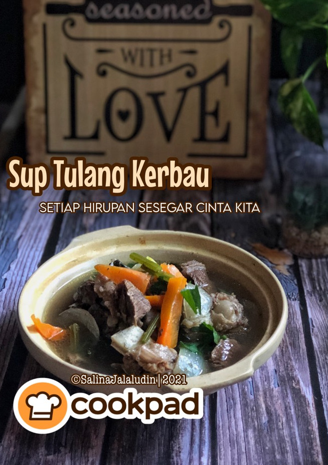 Resipi Sup Tulang Kerbau oleh Salina Jalaludin - Cookpad