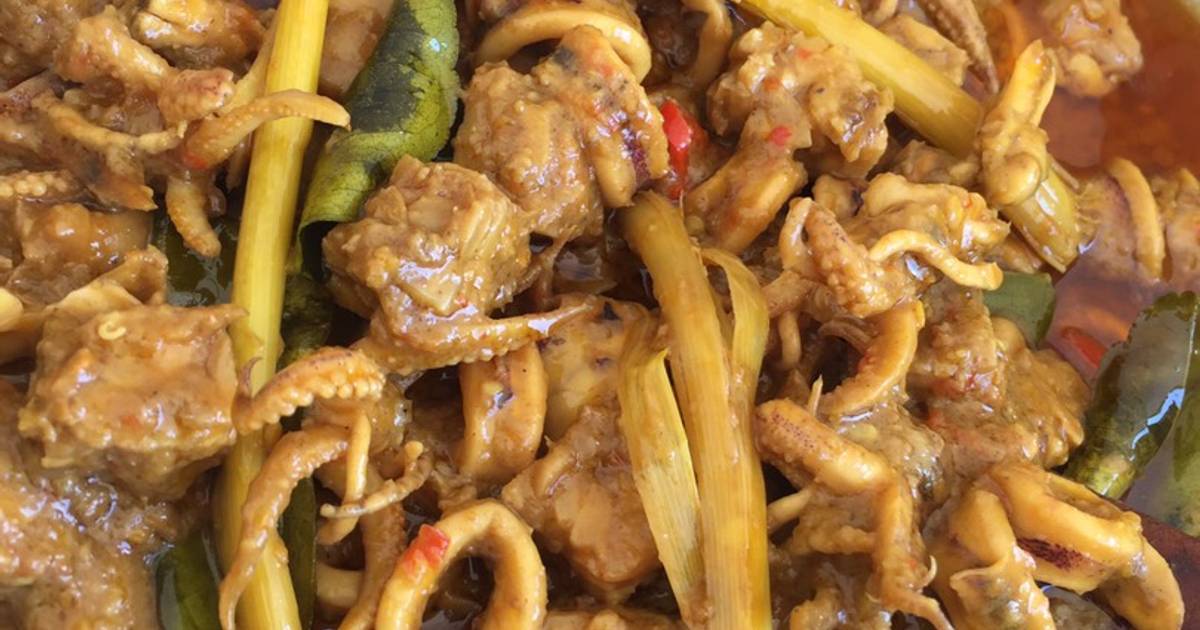Resep Cumi gulai tempe oleh Icha Ucul - Cookpad