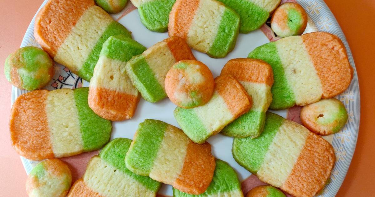 Tiranga Cookies Recipe by Shilpi Ostwal - Cookpad