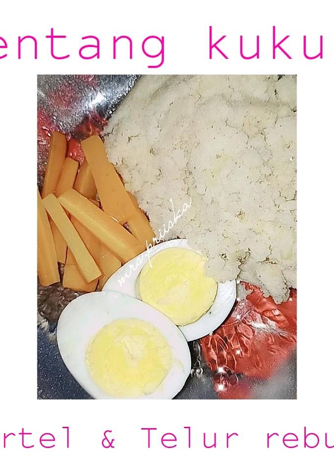 Resep Mashed potato, wortel & telur rebus oleh mrs.priiska - Cookpad