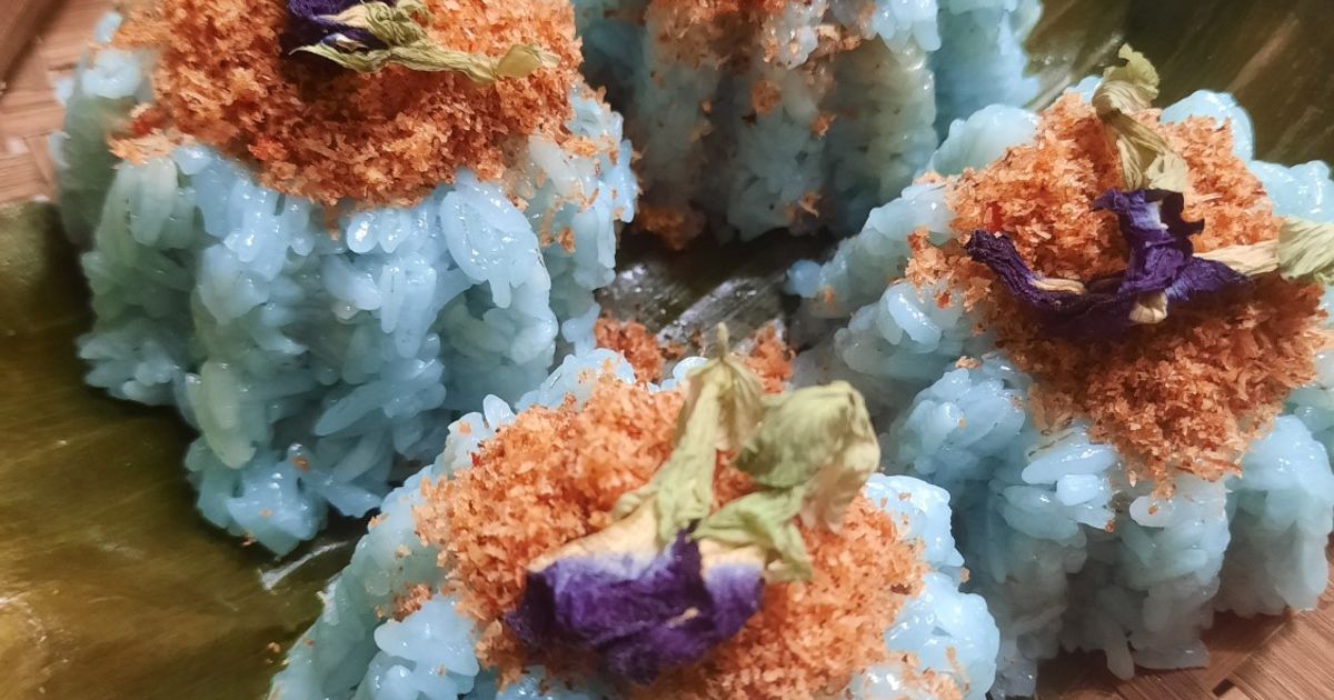 Resep Ketan Biru Khas Pekalongan oleh Umi Aisyah - Cookpad