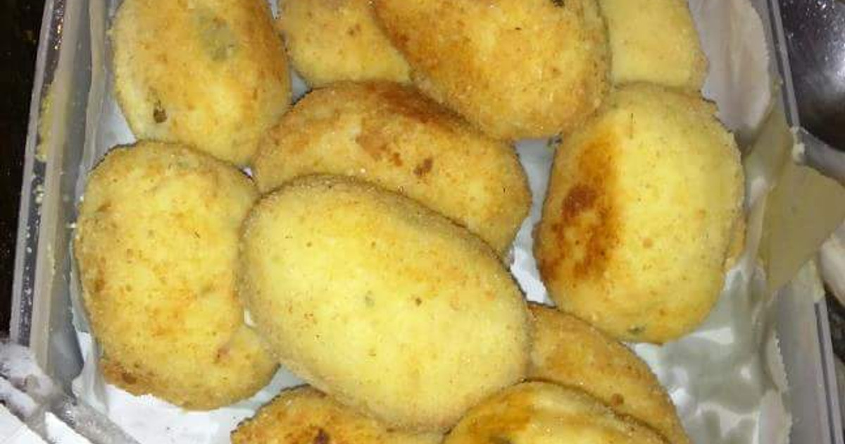Bombas De Papa Rellenas De Queso Receta de Vanesa#