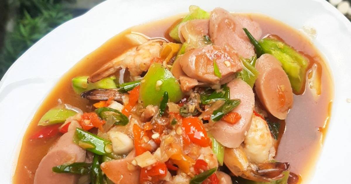 Resep Udang Sosis Saos Tiram oleh Winda Ramadhani - Cookpad